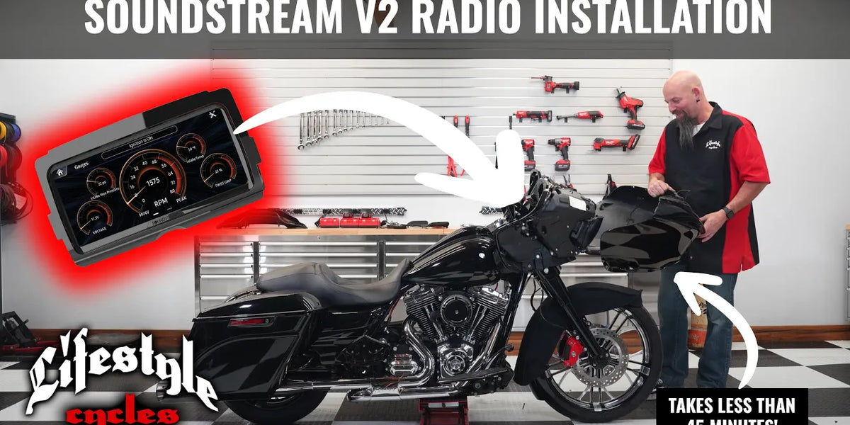 Lifestyle Cycles Installation Video: Soundstream V2 Radio