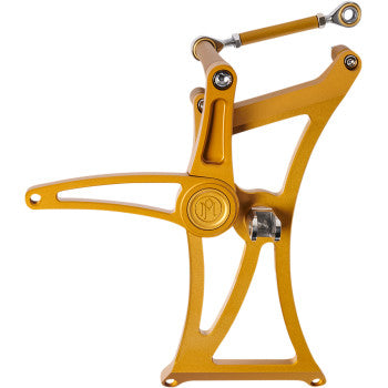 PERFORMANCE MACHINE (PM) Mid Controls - Gold - '18-'21 Softail ...