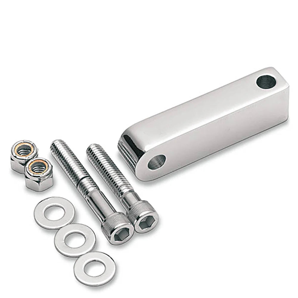 ARLEN NESS 2-1/4" Extended Headlight Mounting Block - Chrome ...