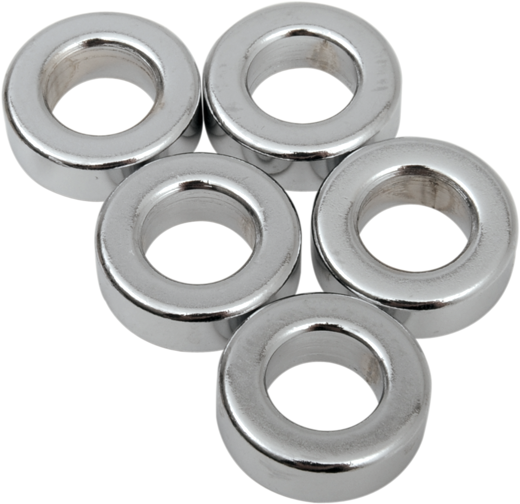 DRAG SPECIALTIES Spacer - Chrome - 3/8" x 3/4" x 1/4" - 5-Pack ...