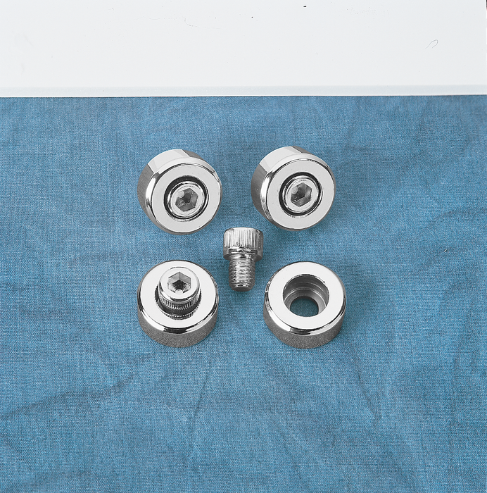 DRAG SPECIALTIES Chrome Rocker Arm Shaft End Socket-Head Plugs - 4 Pac ...