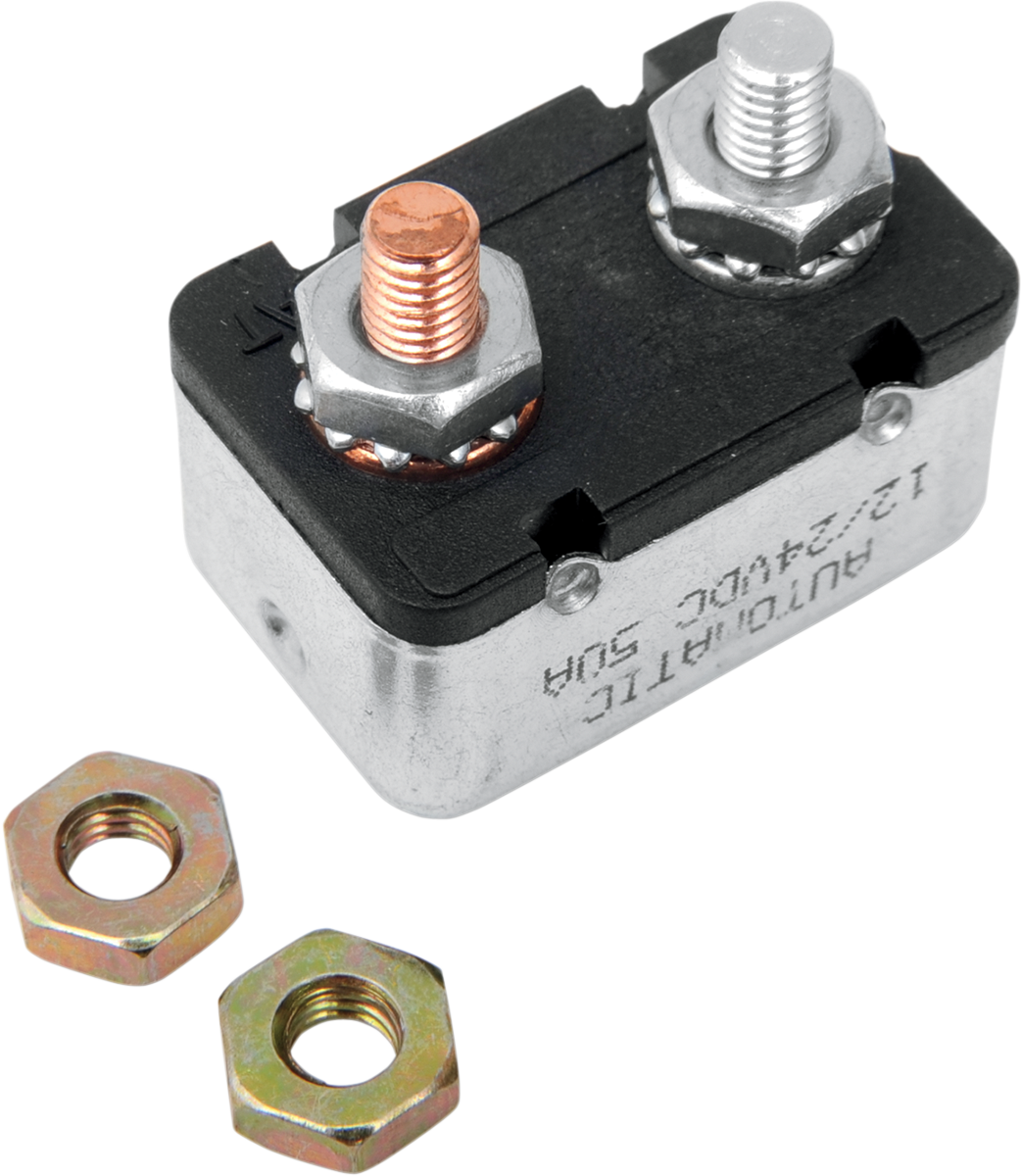 DRAG SPECIALTIES Replacement Threaded Circuit Breaker - 50A — Lifestyle ...