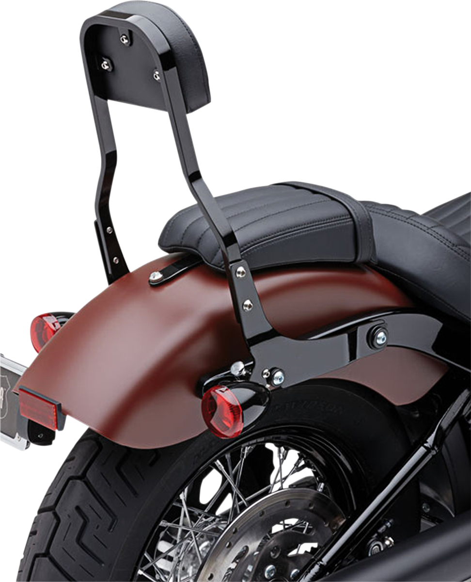 COBRA Backrest Kit - 14" - Black - Sportster — Lifestyle Cycles