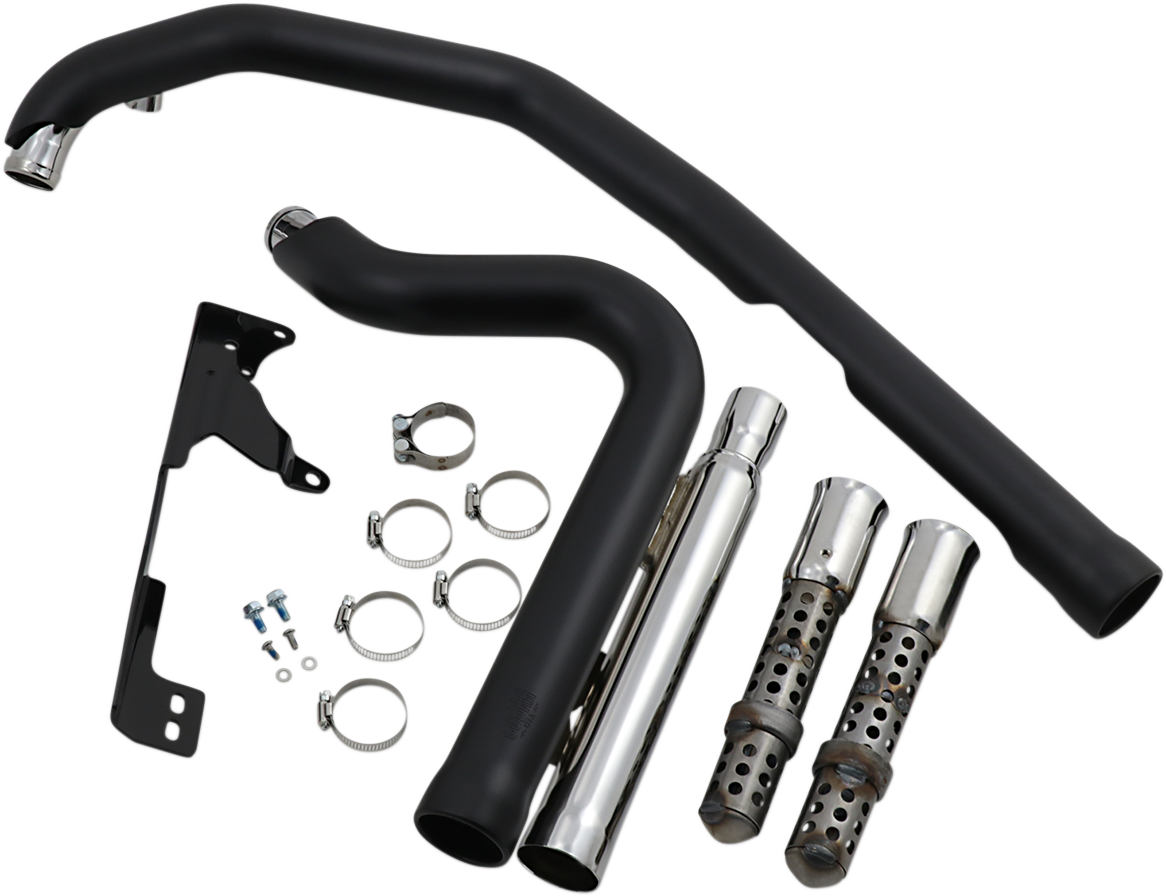 COBRA 909 Speedster Short Exhaust System - Black — Lifestyle Cycles