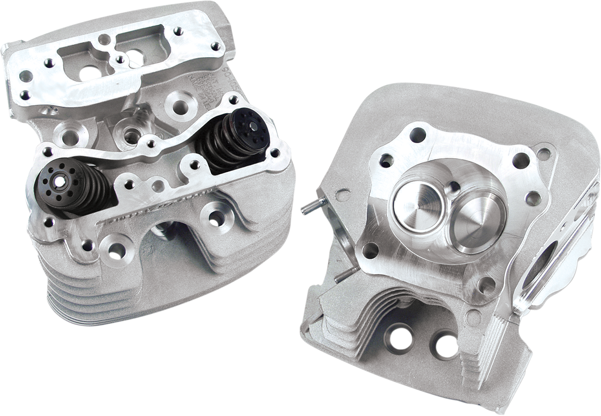 S&S CYCLE Cylinder Heads - 79 cc - Super Stock® - Silver - Twin Cam '0 ...
