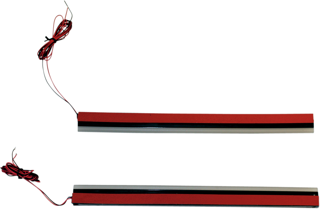 CUSTOM DYNAMICS Plasma Rod Pair - 8" - Red — Lifestyle Cycles