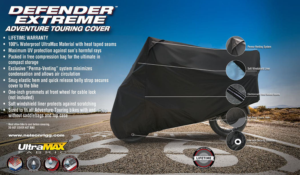 NELSON RIGG Defender Extreme Cover - Adventure Bike — Lifestyle Cycles