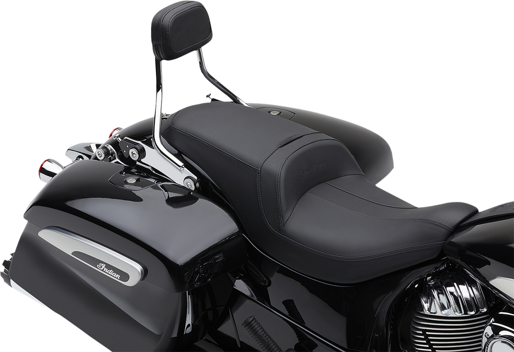 COBRA Detachable Backrest - Chrome - Short - Chieftain — Lifestyle Cycles