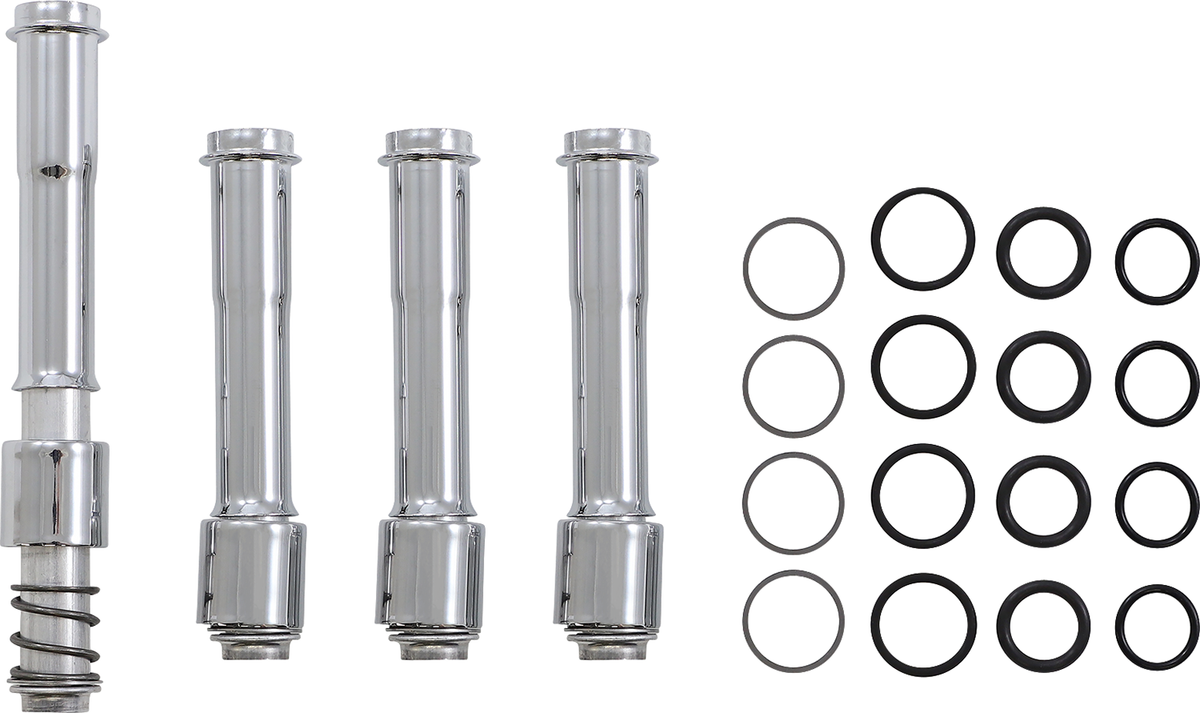S&S CYCLE Pushrod Cover Kit - Chrome - Twin Cam / M8 — Lifestyle Cycles