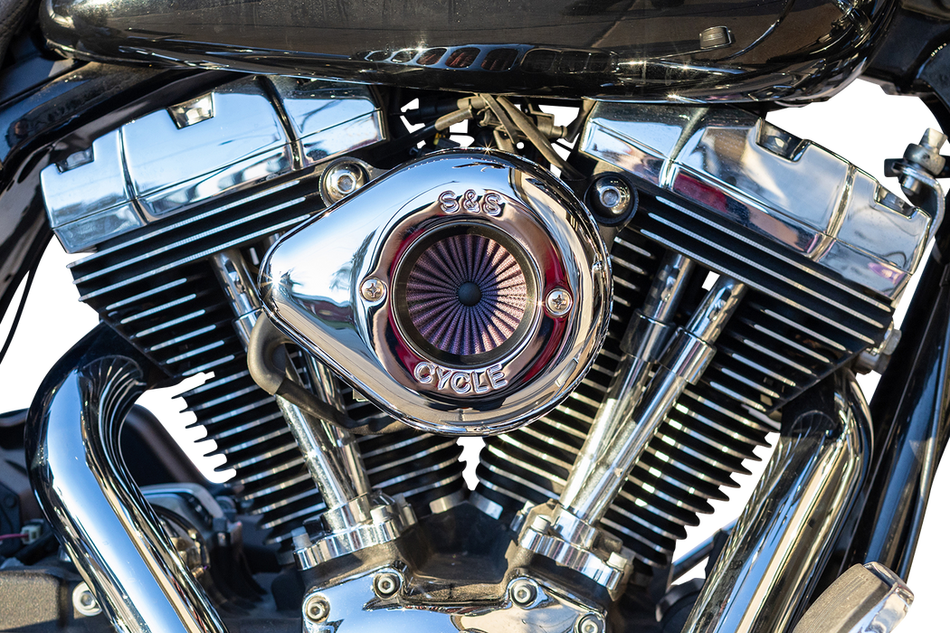 S&S CYCLE Air Stinger Stealth Air Cleaner Kit - Chrome — Lifestyle Cycles