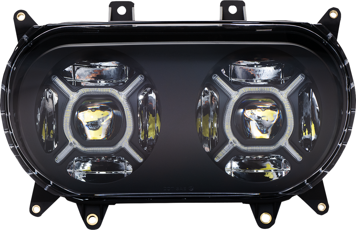 CUSTOM DYNAMICS ProGlow Double-X Led Headlights For RoadGlide 2015-202 ...