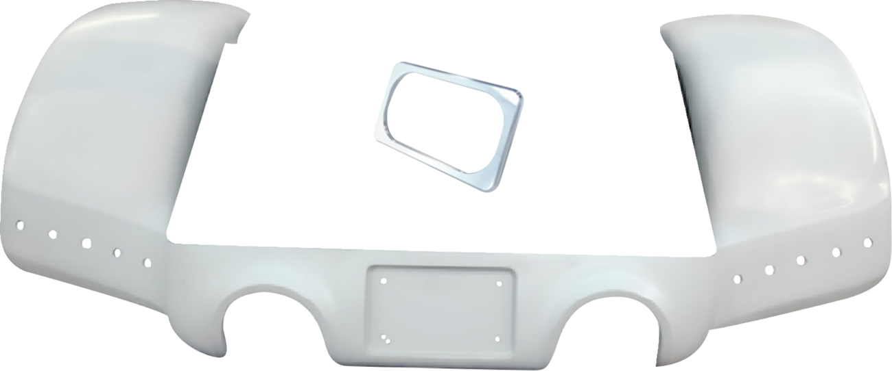 PAUL YAFFE BAGGER NATION Pro Street Rear Fender - Chrome Plate Frame ...