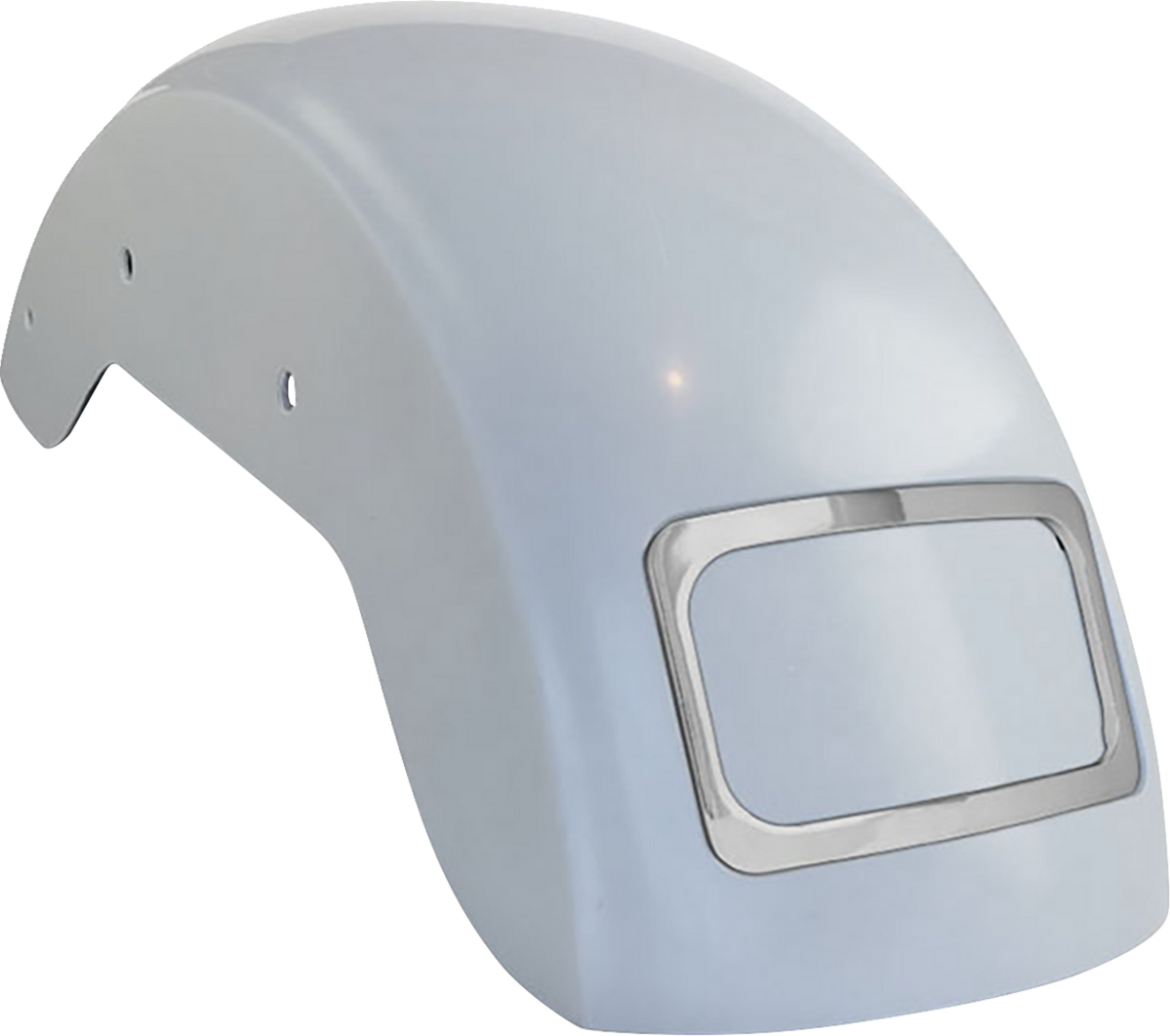 PAUL YAFFE BAGGER NATION The Fix Rear Fender - Chrome Frame Plate - M8 ...