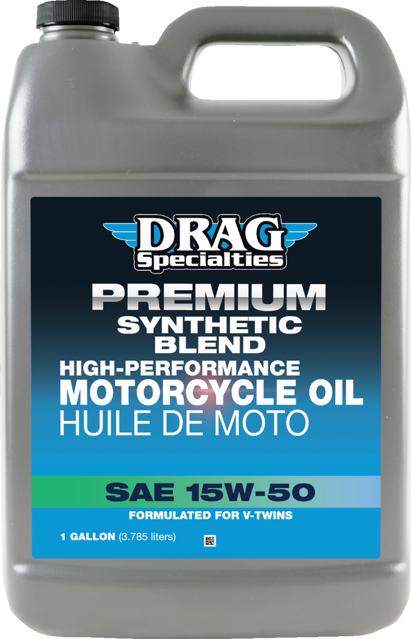 Drag Specialties Oil 15W-50 Motorcycle Oil - 1 Gallon — Lifestyle Cycles