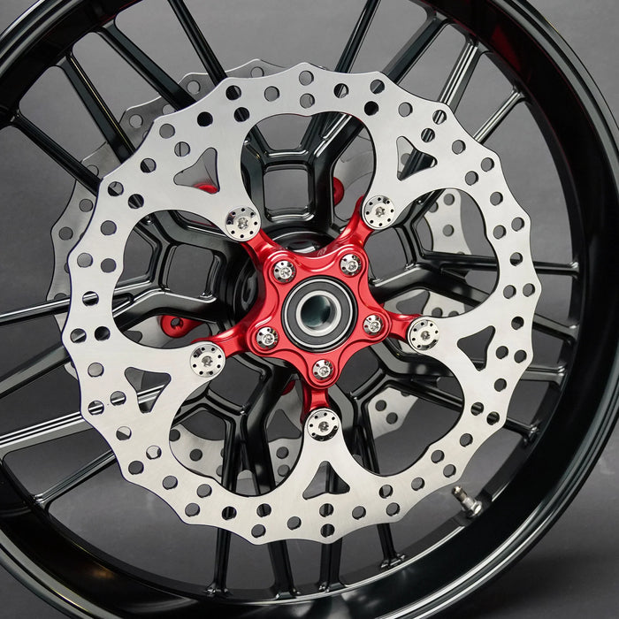 ARLEN NESS Spider Brake Rotor - 14" - Red - Front — Lifestyle Cycles