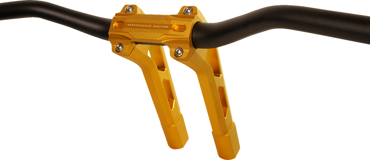 PERFORMANCE MACHINE (PM) Handlebar Assembly - Internal Wiring - Gold O ...