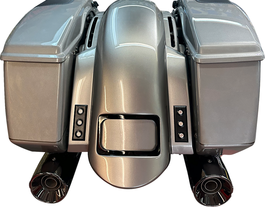 PAUL YAFFE BAGGER NATION Short Rear Fender - Sport - With Black Plate ...