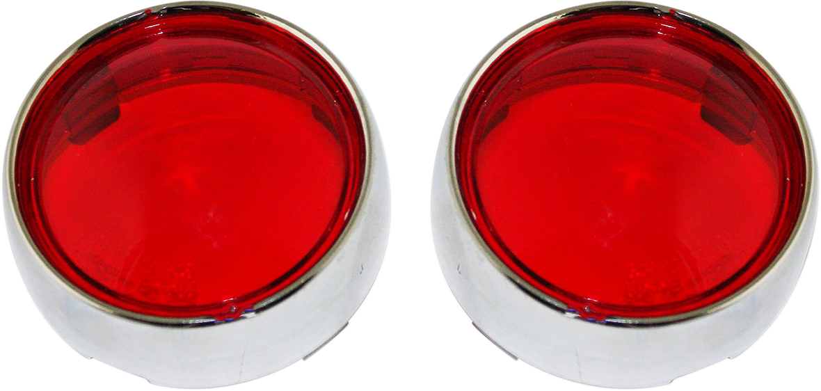CUSTOM DYNAMICS Bezel/Lenses for ProBEAM® Bullet Turn Signals - Chrome ...