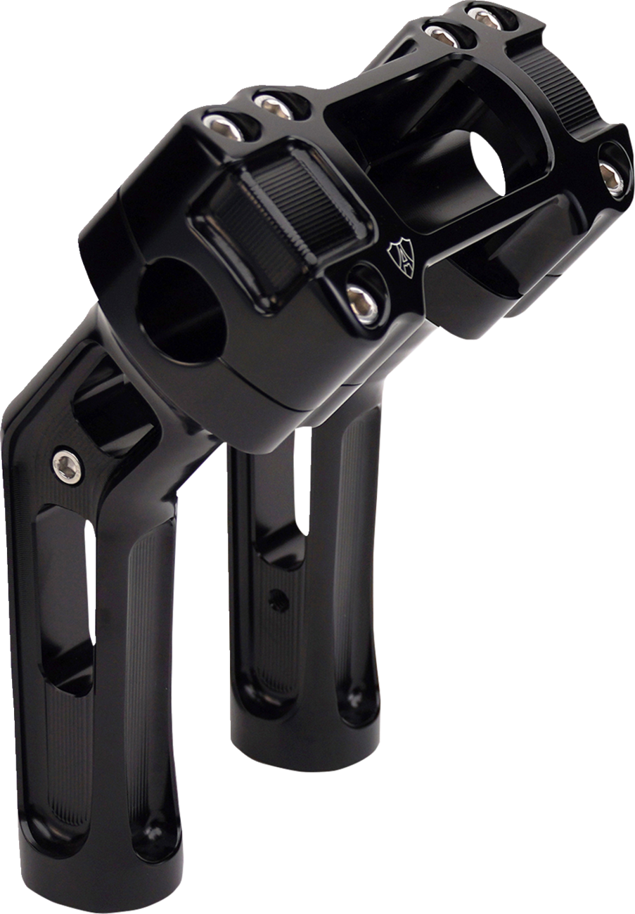 ARLEN NESS Method Kickback Handlebar Riser - Softail Gauge Cut-Out - 7 ...