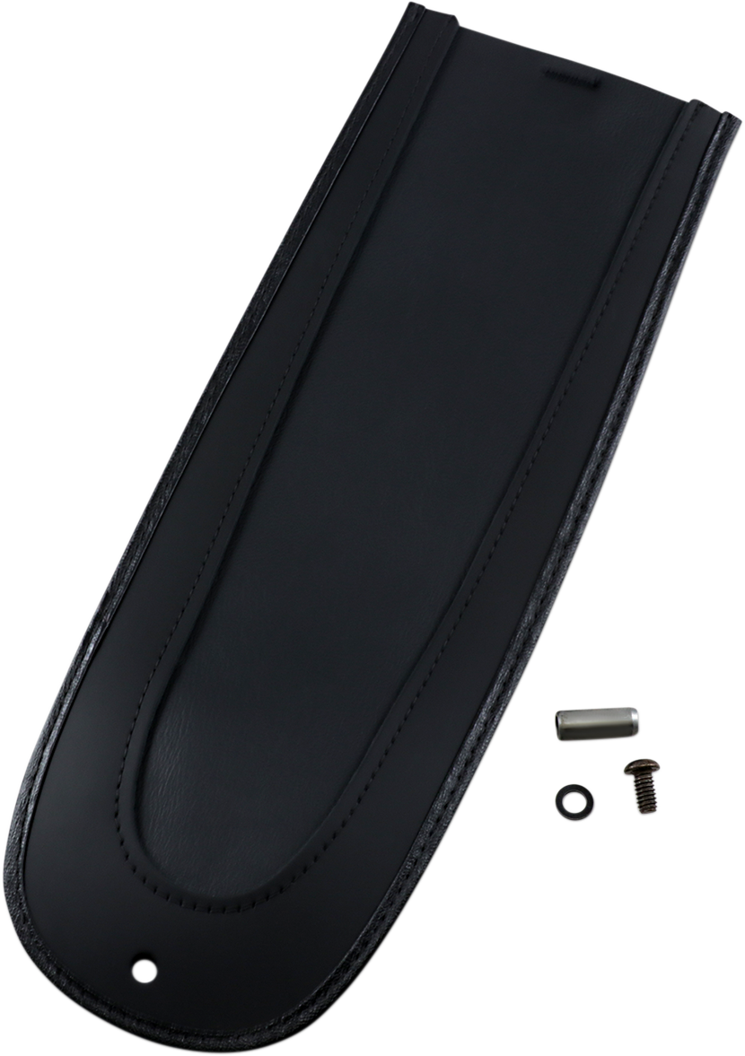 DRAG SPECIALTIES Fender Bib Smooth Vinyl Center - Black - 15" - FX/FL ...