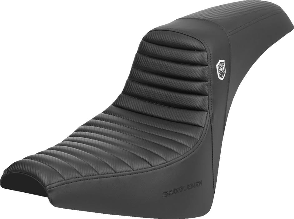 SADDLEMEN Pro Series SDC Performance Seat - w/o Backrest - Tuck-n-Roll ...