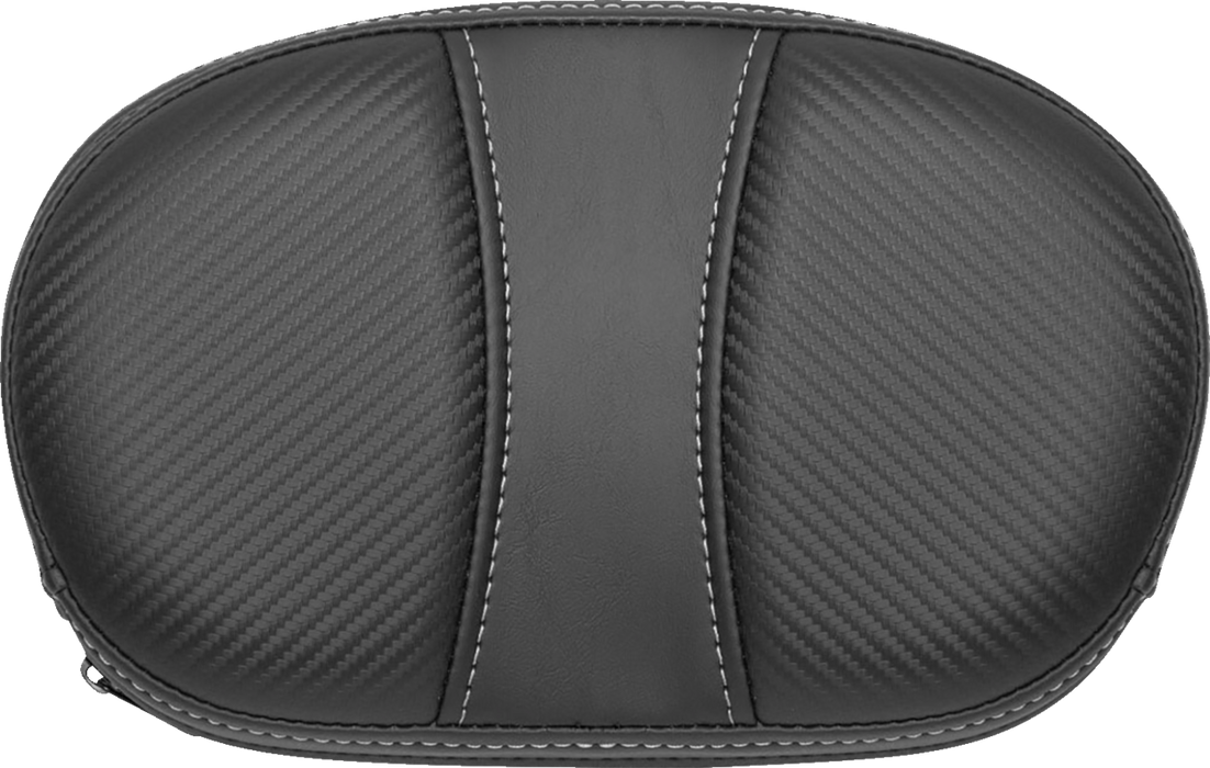 SADDLEMEN Dominator Mini Contour Sissy Bar Pad - Black — Lifestyle Cycles