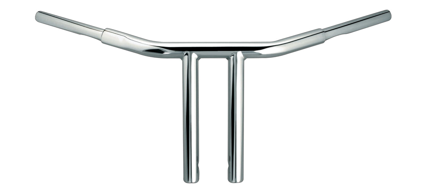 WILD 1 1-1/4" Chubby® Drag Handlebar - Psycho - 10" Rise - TBW - Chrom ...