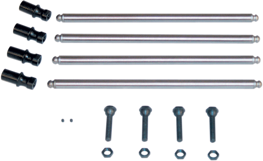 S&S CYCLE Non-Adjustable Pushrod Kit - Conversion w/Adjustable Lifter ...