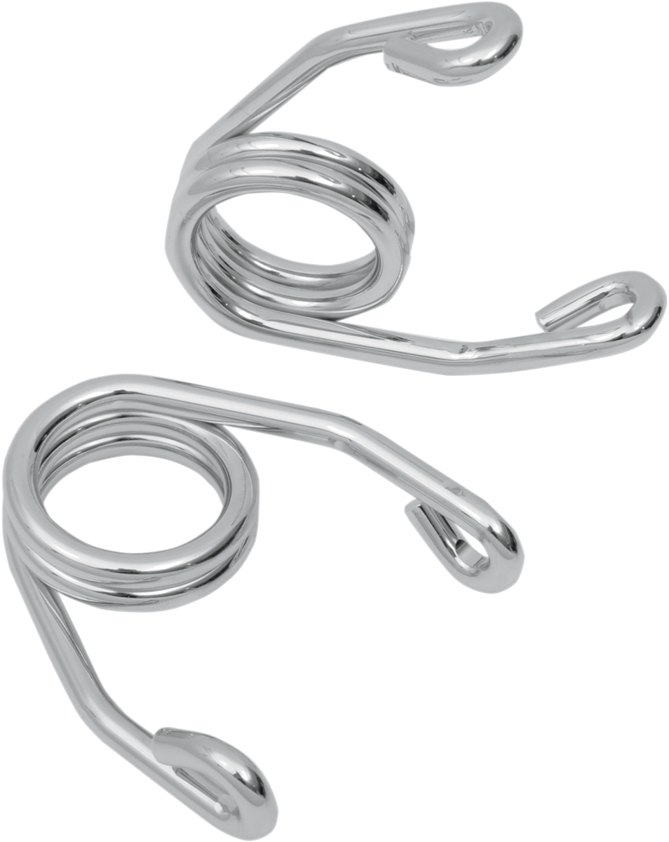 DRAG SPECIALTIES Torsion Solo Seat Springs - Chrome - 3" — Lifestyle Cycles