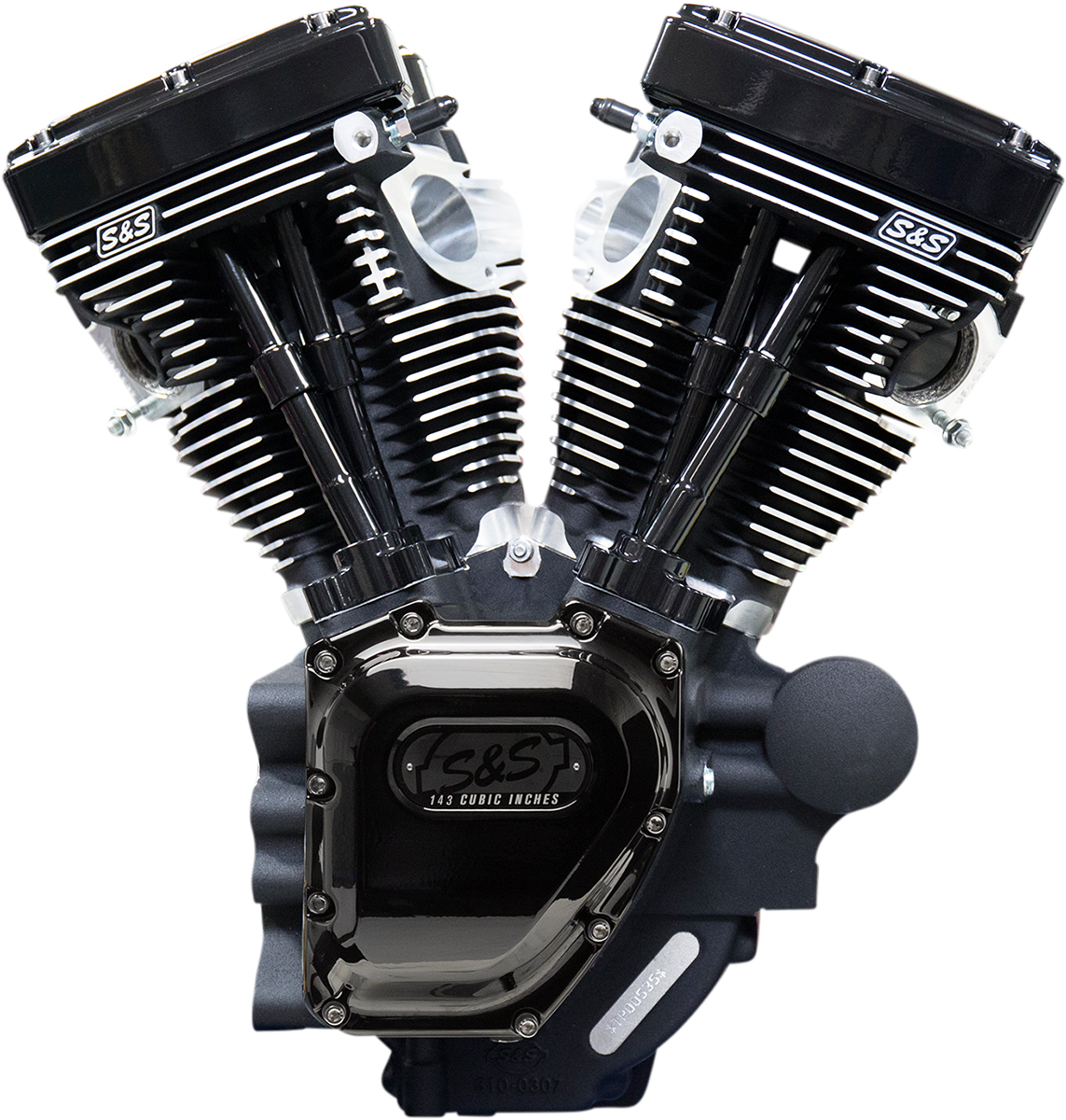 S&S CYCLE T143 Long Block Engine - Black Edition - Touring '07-'16 ...