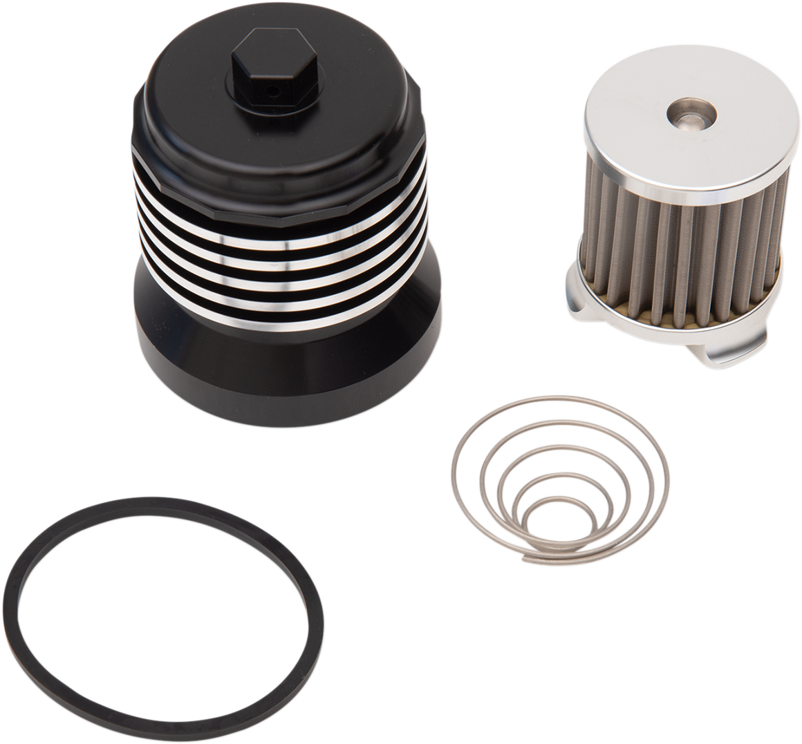FLO Spin-On Oil Filter for Harley-Davidson M8, Twin Cam, Evo & Buell ...