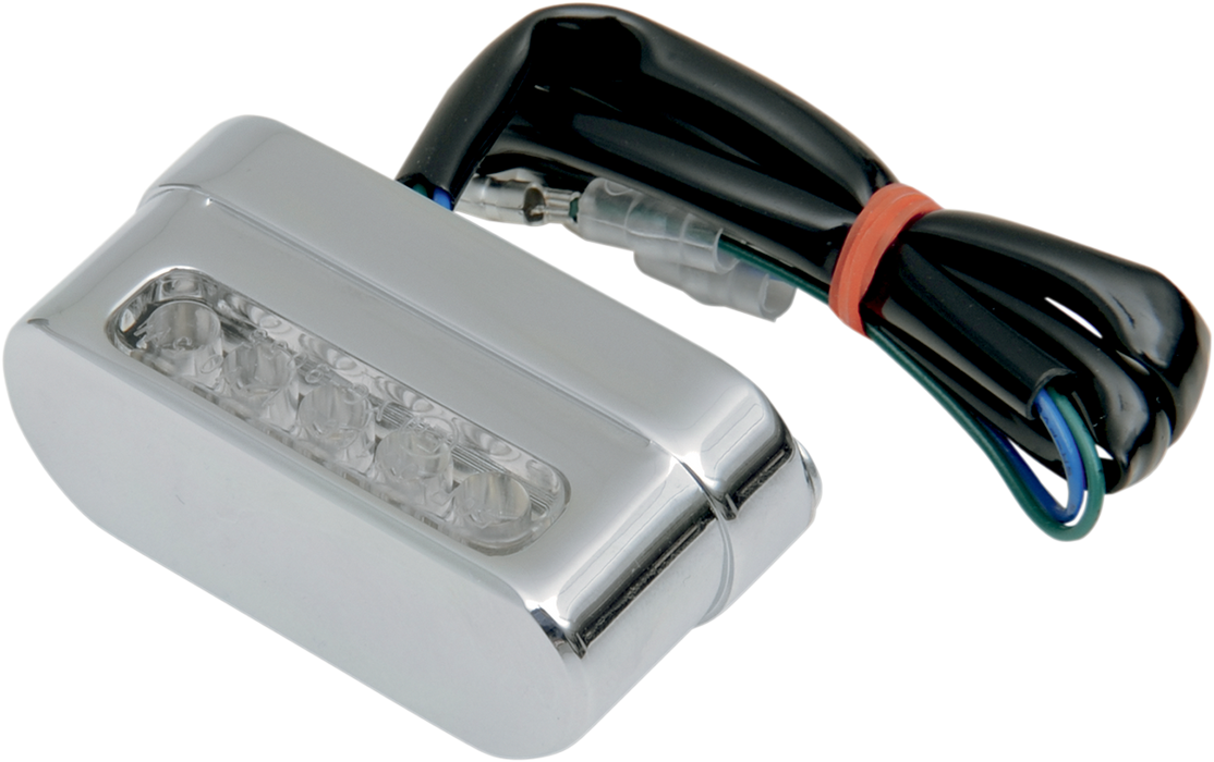 DRAG SPECIALTIES Replacement License Plate LED Light Strip - Chrome ...