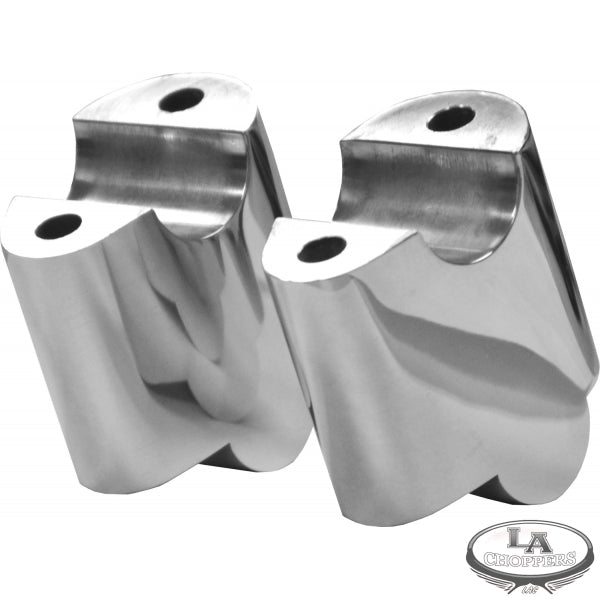 LA CHOPPERS - 2" RISER EXTENSIONS POLISHED — Lifestyle Cycles