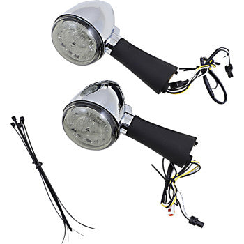 CUSTOM DYNAMICS Rear LED Tun Signal Ringz - Smoke - Scout — Lifestyle ...