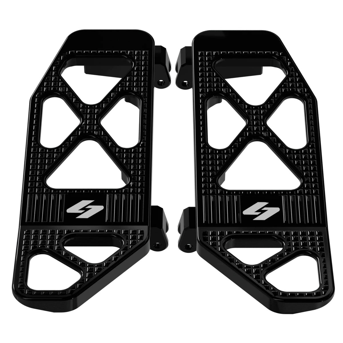 KRAUS MOTO Max Lean Floorboards - Black - Touring '06-'23 — Lifestyle ...