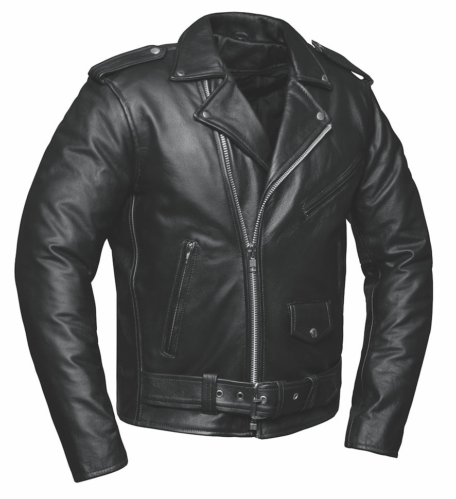 UNIK LEATHER - Mens Motorcycle Biker Leather Jacket — Lifestyle Cycles