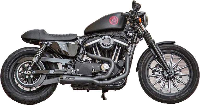 TBR Comp S 2in1 Exhaust Black - '14-'22 SORTSTER — Lifestyle Cycles