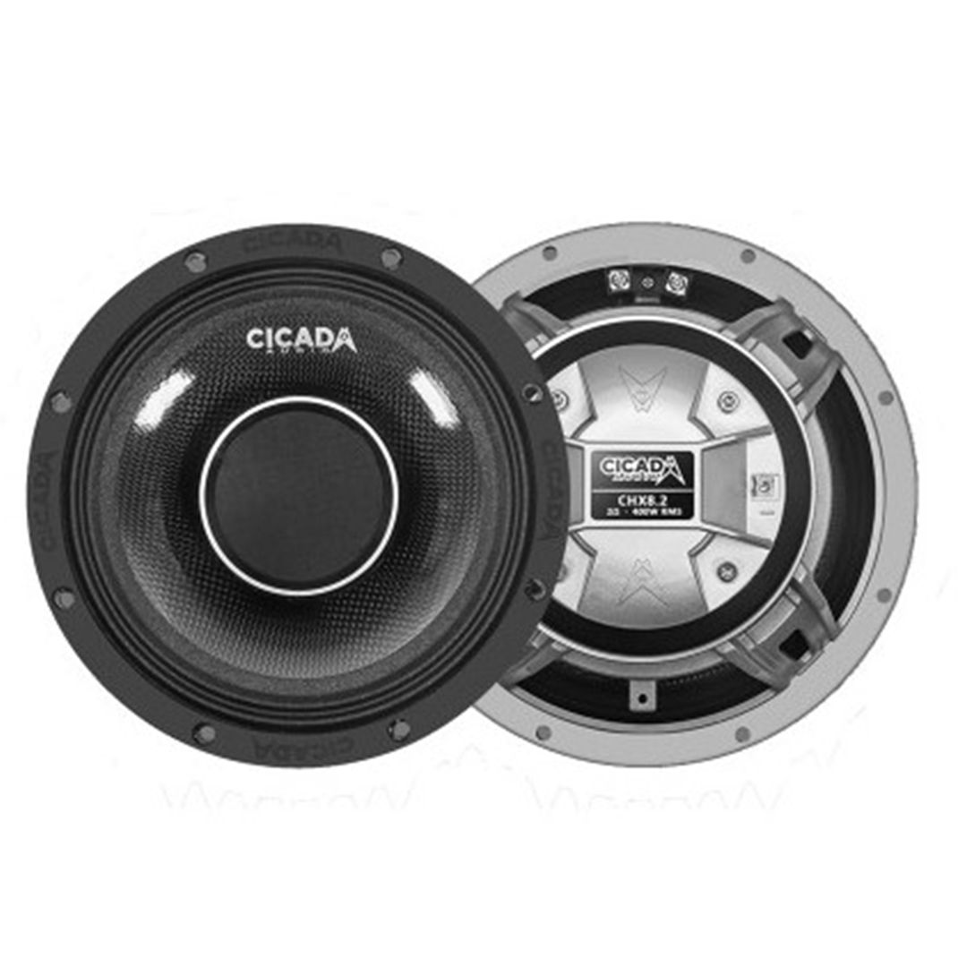 CICADA AUDIO - 400W RMS - CHX - 8-INCH PRO COAX HORN SPEAKERS ...